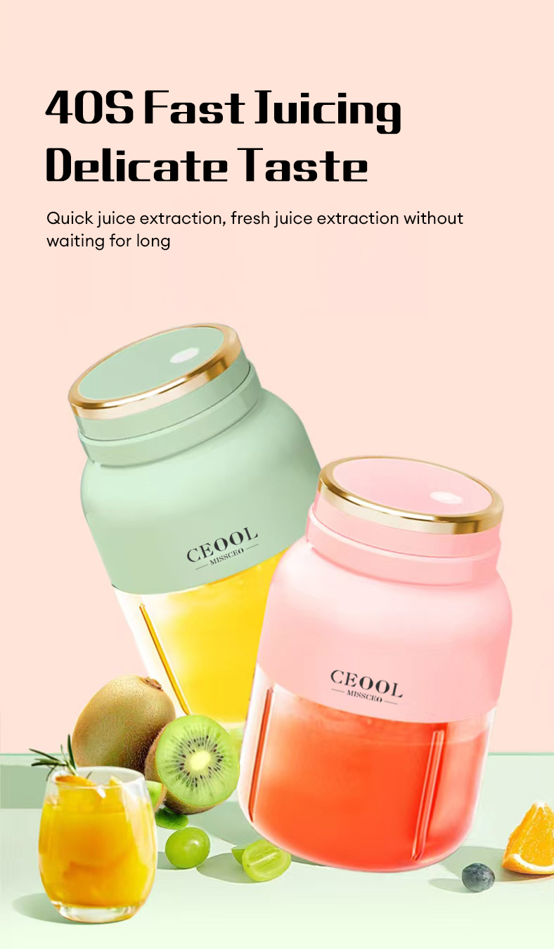 1200ML Juicing Cup Large Capacity Usb Portable Juicer Multifunctional ...