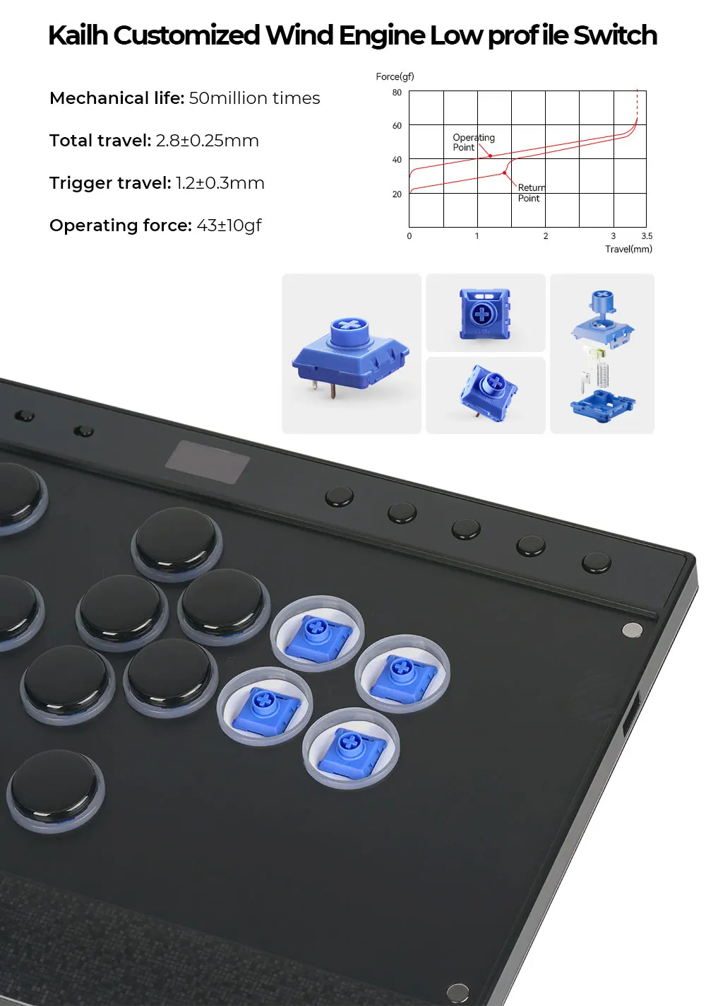 Haute42-COSMOX C16 Leverless Controller Magnetic Acrylic Easy To Change ...