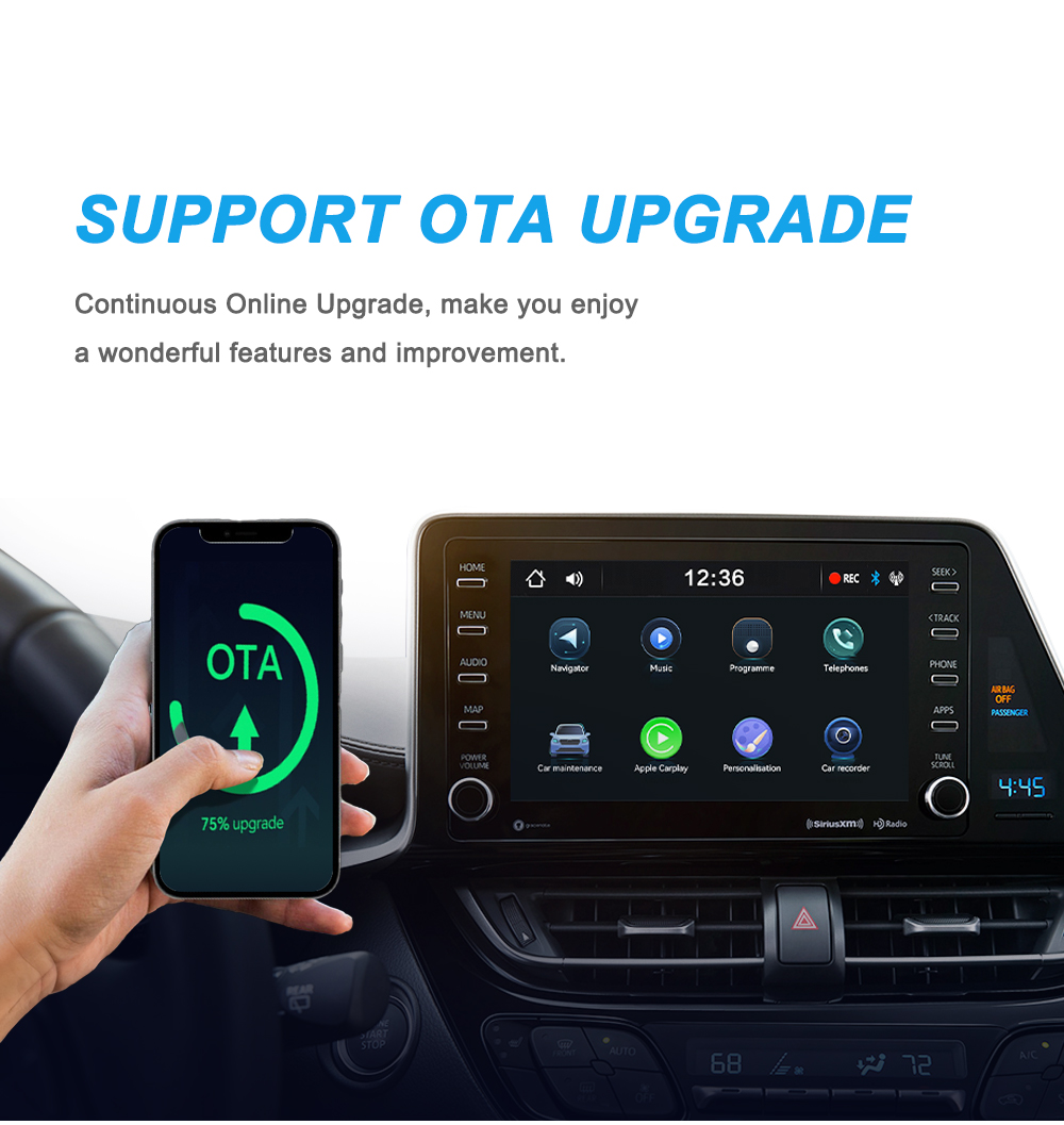Wireless CarPlay Box Wireless Android Auto Box For Car Radio with Wired ...