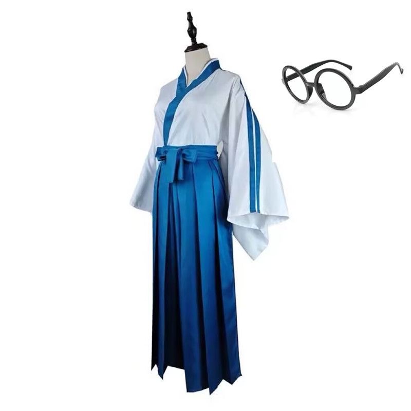 Gintama Shimura Shinpachi Cosplay Badge Cosplay Costume Full Set Anime ...