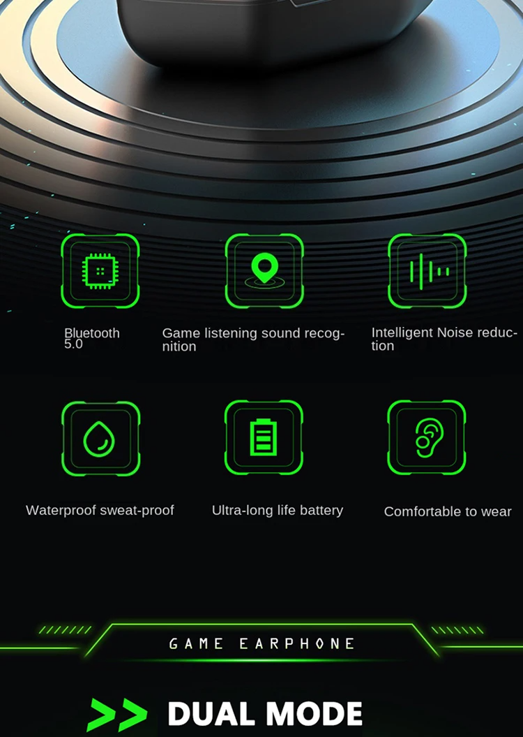 G11 Gaming Earbuds TWS Headset Bluetooth 0 Delay Earphones with Mic Low ...