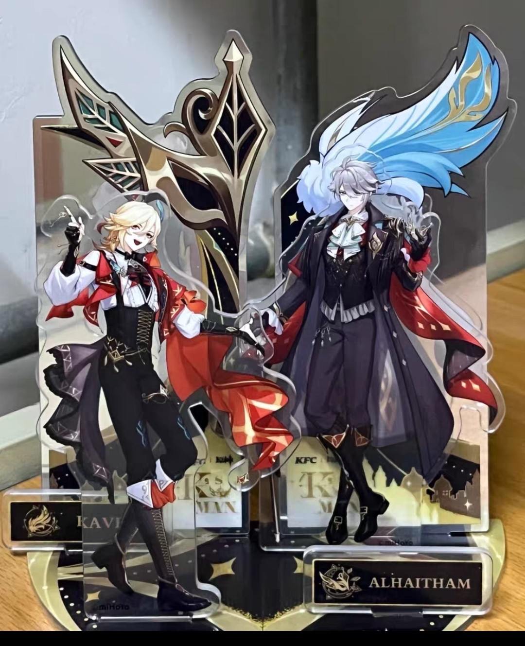 Official Genuine KFC x Genshin Impact Collab Acrylic Big 20cm Standee ...
