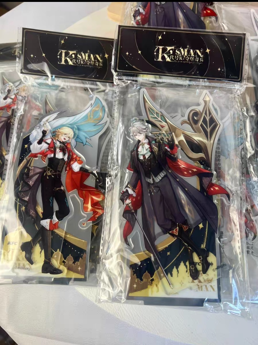 Official Genuine KFC x Genshin Impact Collab Acrylic Big 20cm Standee ...