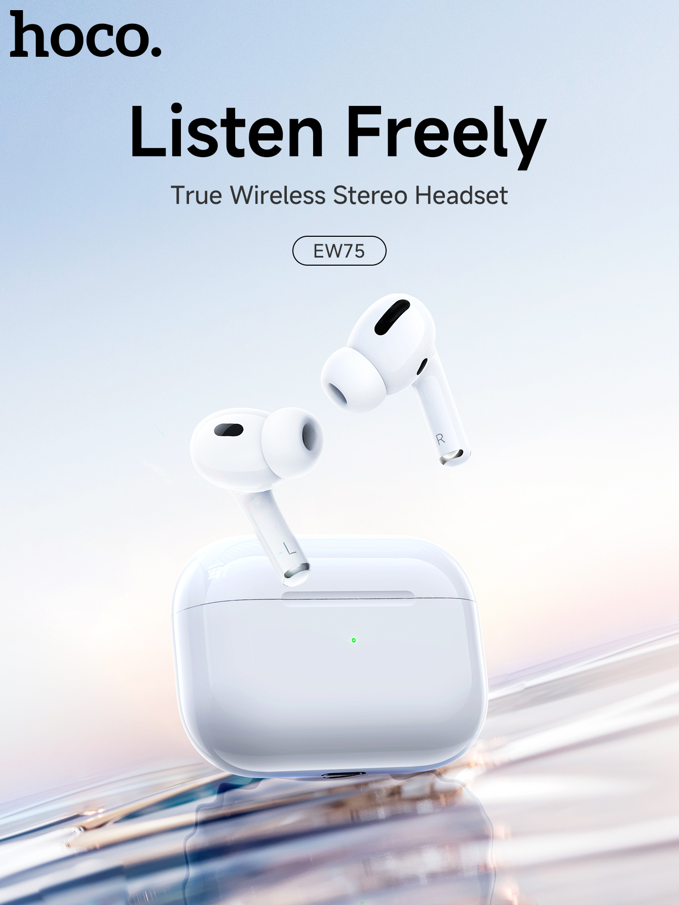 HOCO EW75 TWS True Wireless Headset Bluetooth Earphone BT5.4 With Mic ...