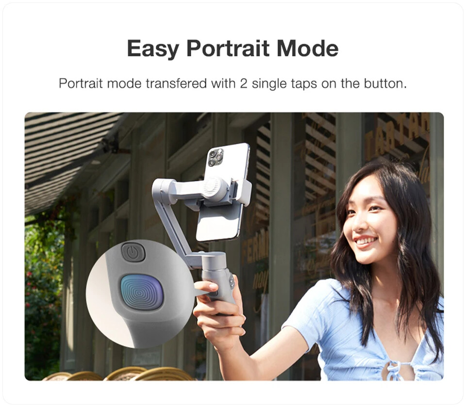 ZHIYUN Smooth Q3 Gimbal Stabilizer For Phone With Fill Light And Tripod ...