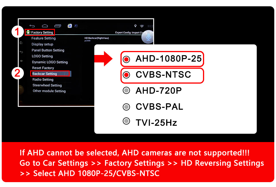 4K 4 Pin Ahd CCD CVBS 1080P Night Vision Dynamic Trajectory Car Parking ...