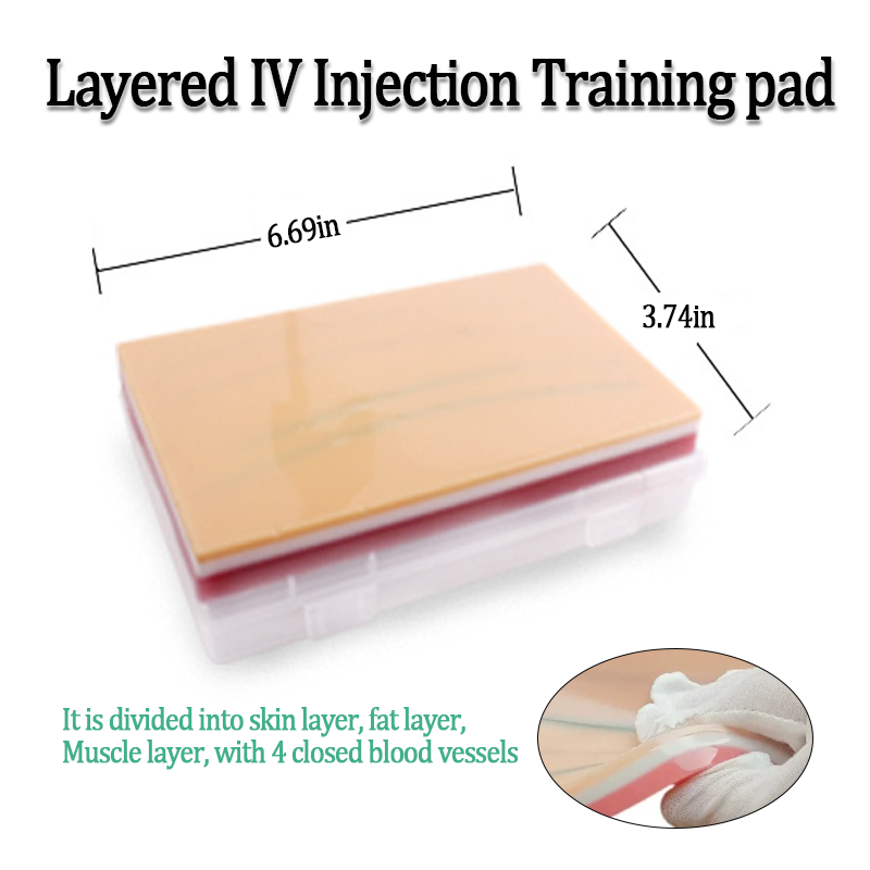 Intravenous Injection Practise Module Stratified Silicone Human Skin ...
