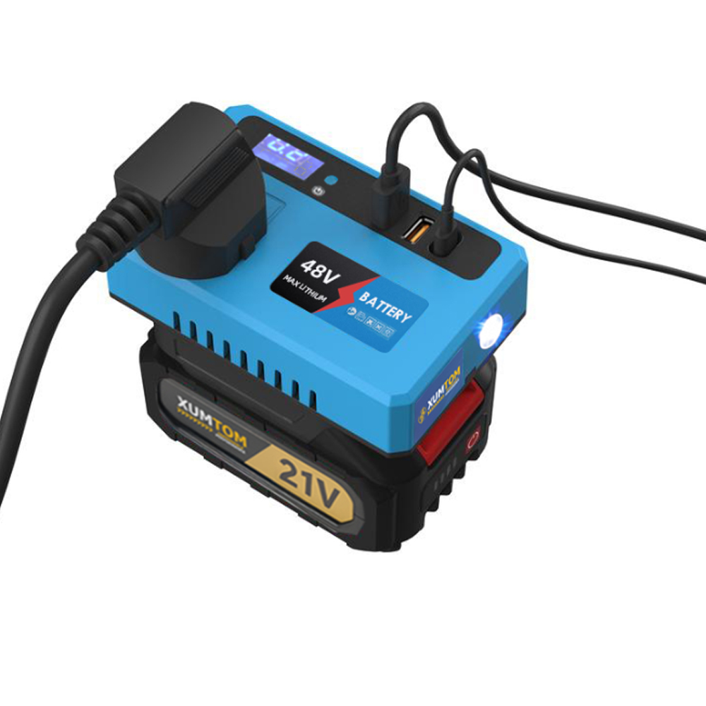 XUMTOM Portable Power Inverters for 21V Battery 150W AC Outlet Inverter ...