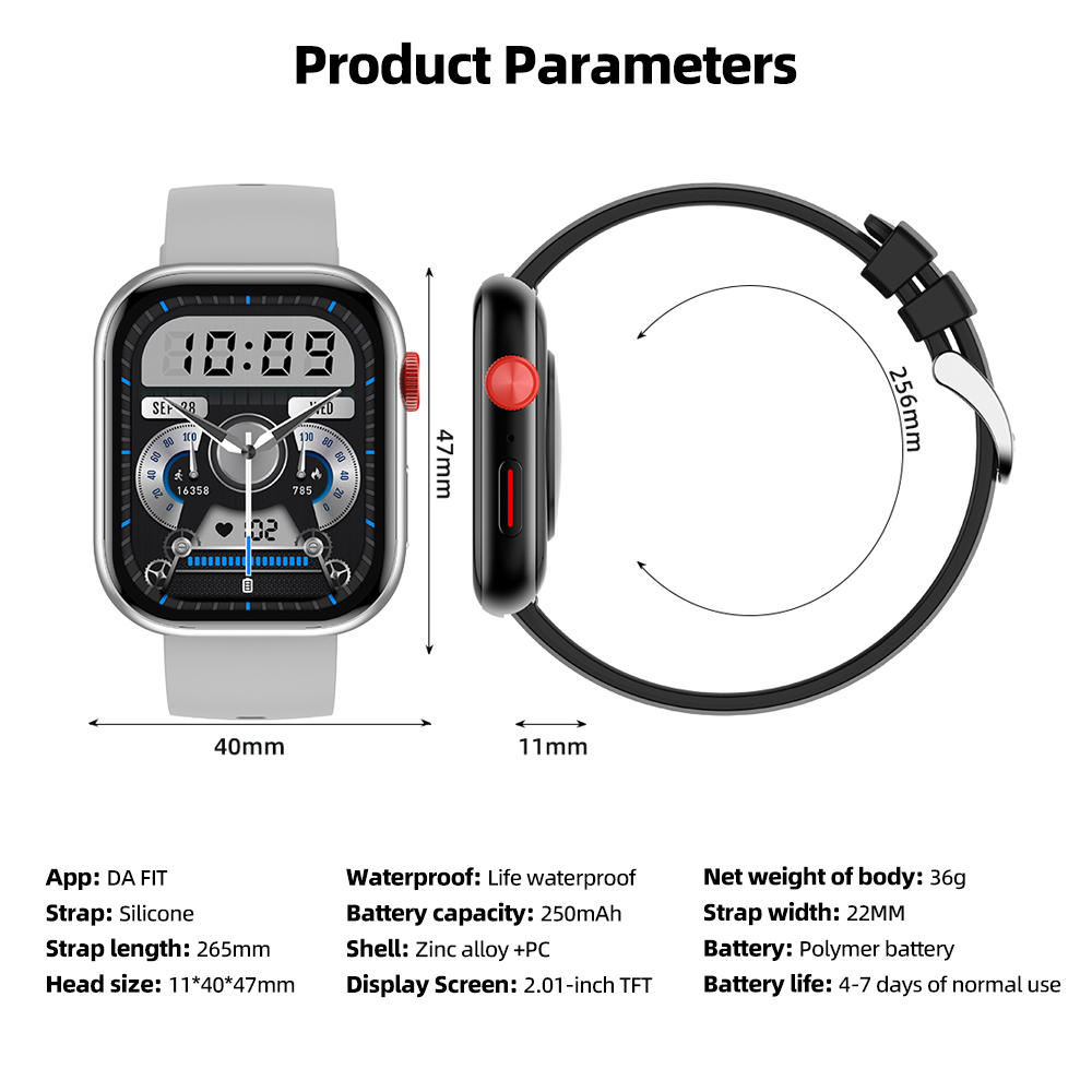 GOOJODOQ Smart Watch 5 in 1 IP67 Waterproof Bluetooth Call Health ...