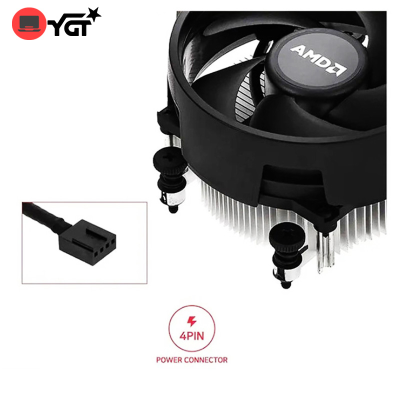 AMD Wraith Stealth Heatsink Brand New CPU Cooler Fan Socket AM4 For PC ...