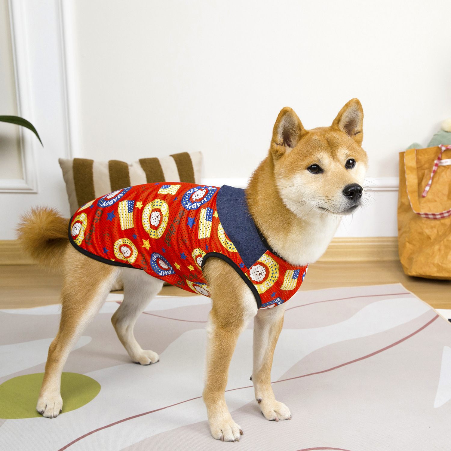 CHONGLEGU Dog Clothes Pet Clothes for Shiba Inu Summer Style ...