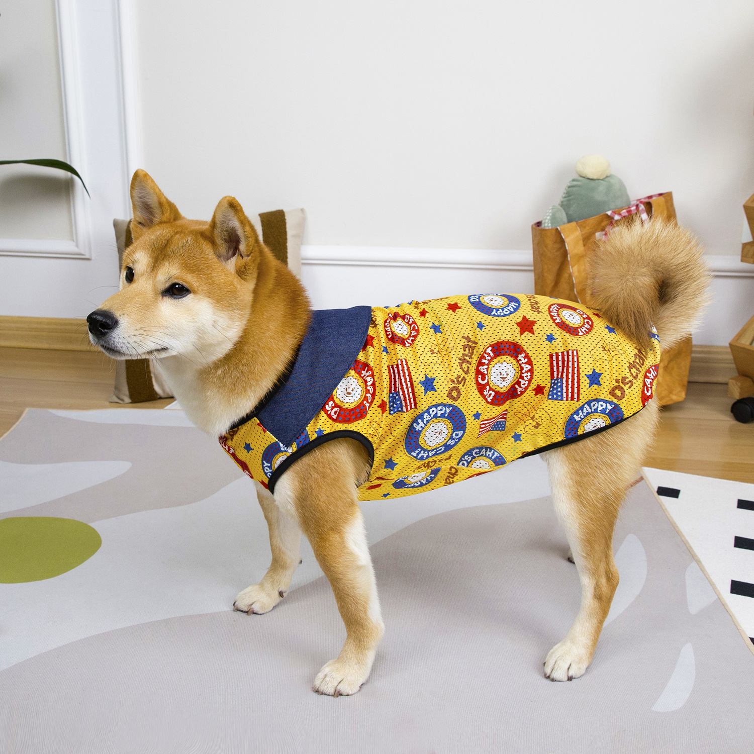 CHONGLEGU Dog Clothes Pet Clothes for Shiba Inu Summer Style ...