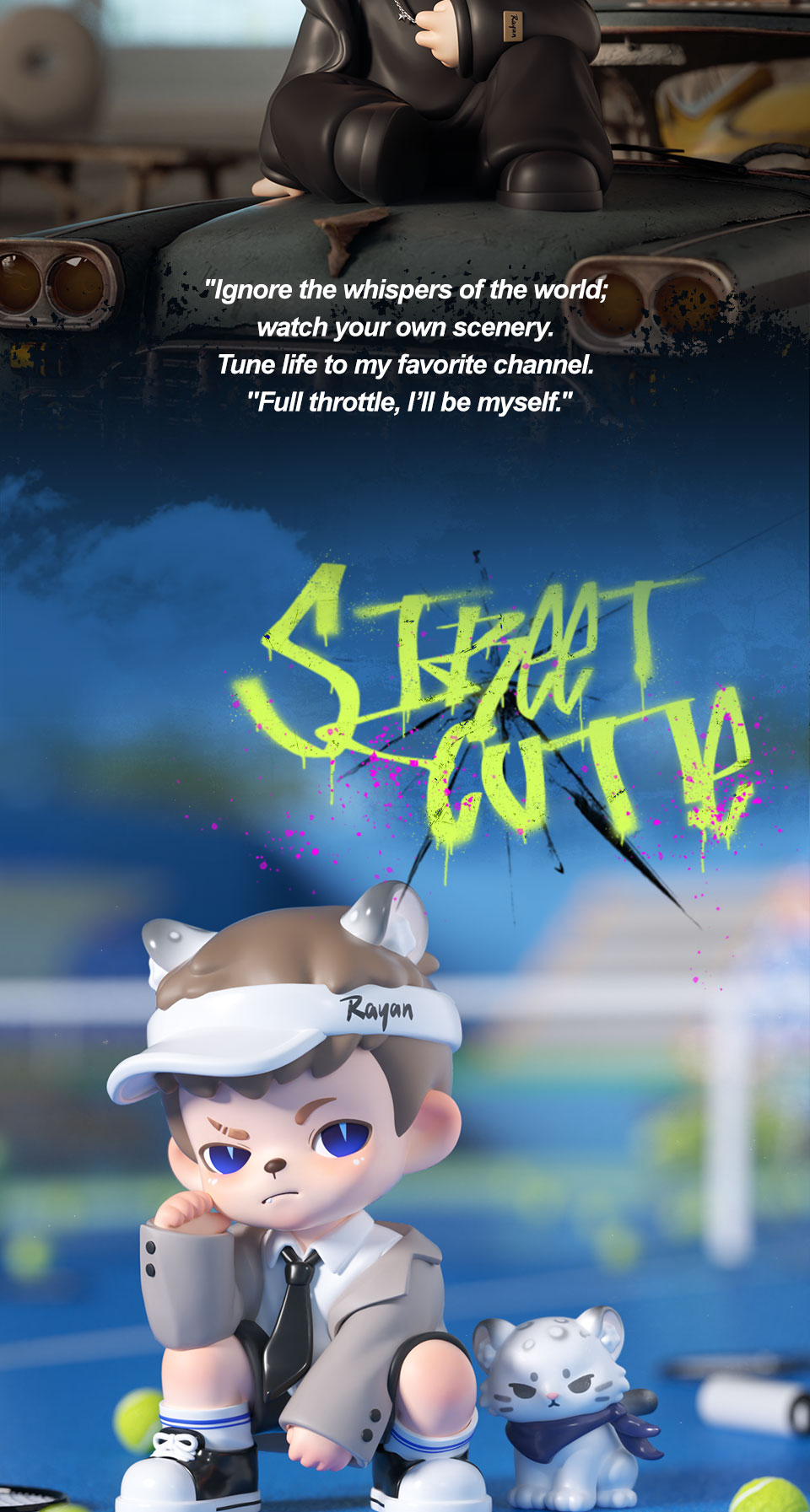 TNTSPACE Rayan Natural-Born Player Series Figures Blind Box Figure ...