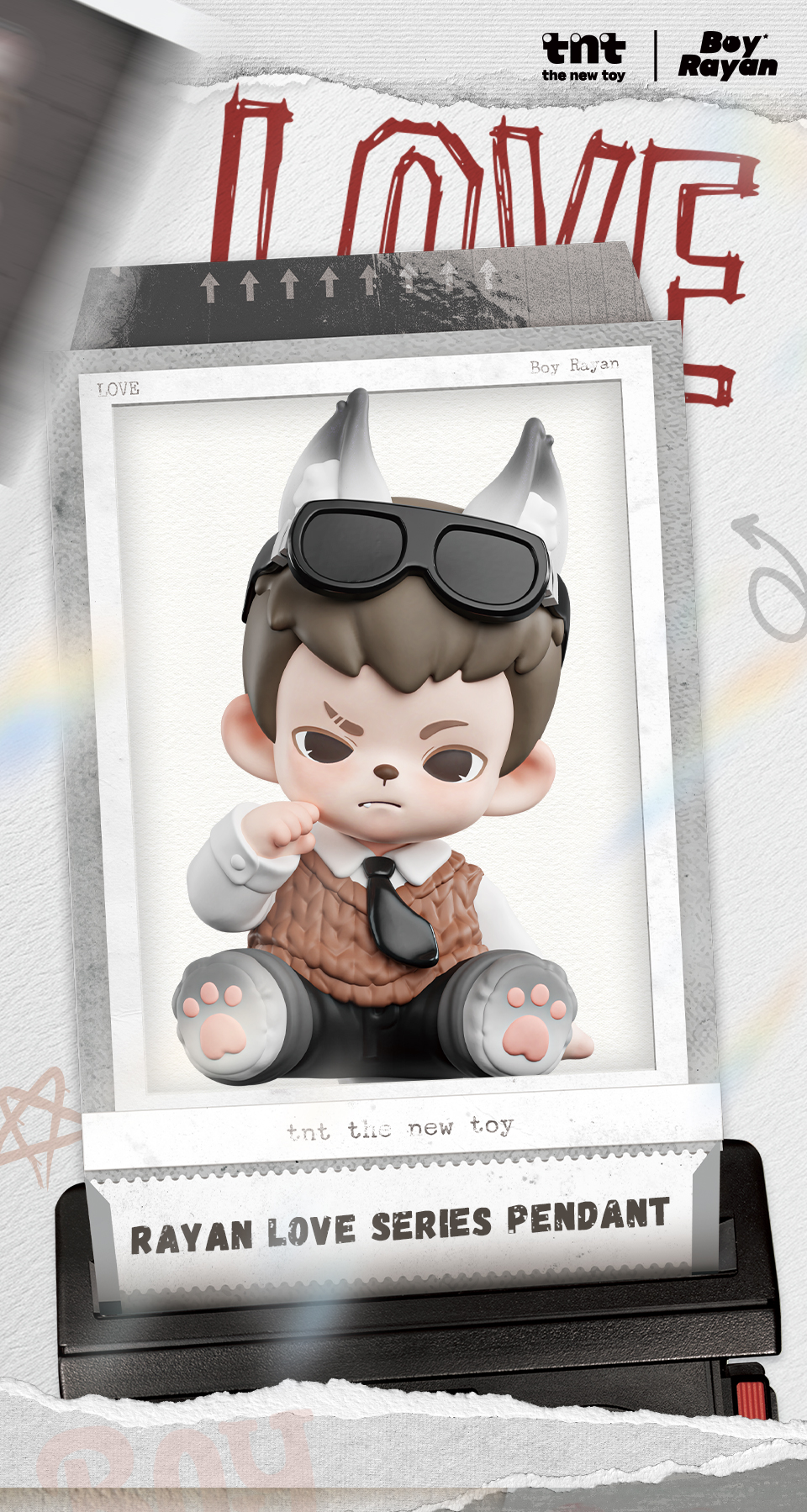 TNTSPACE Rayan Love Series Pendant Blind Box Figure Birthday Gifts Action Toys (Whole Set ...