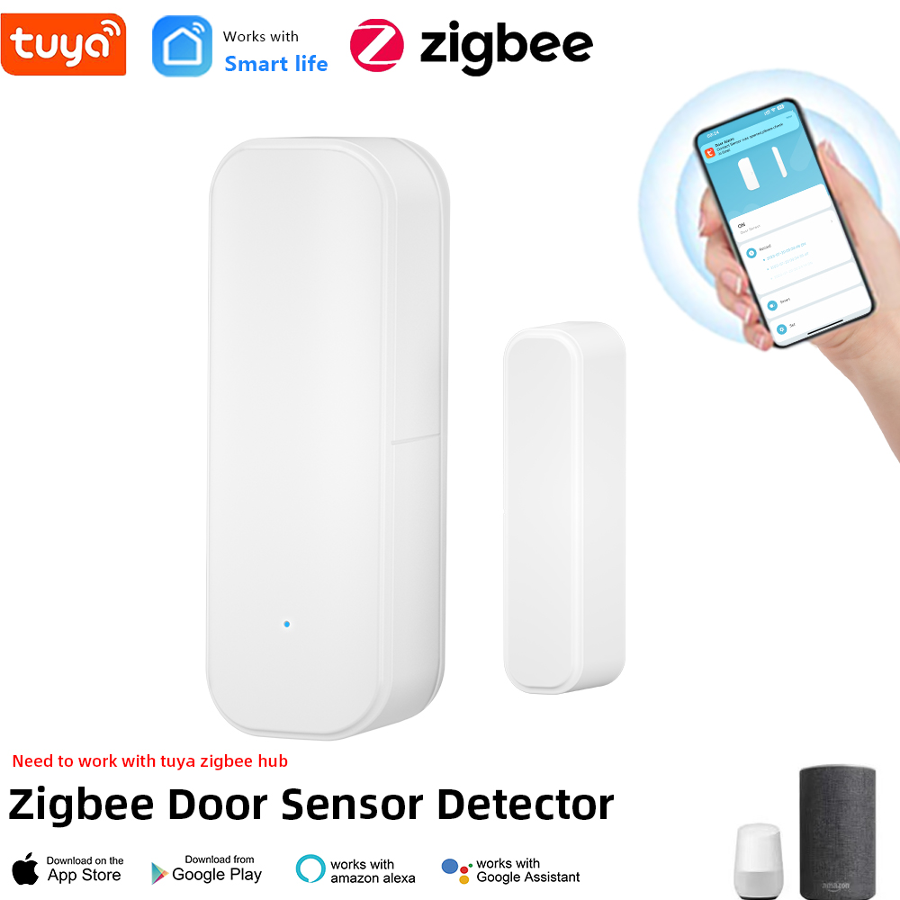 The Tuya Zigbee Door Sensor and Smart Life Window Magnetic Sensor Detector require a Tuya Zigbee ...