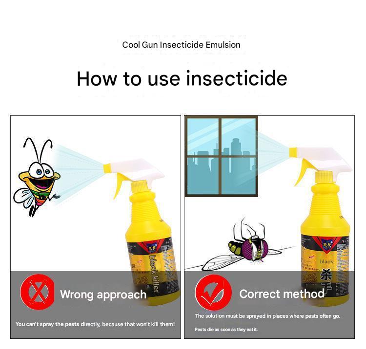 500ML Insecticide Aerosol Household Fly Medicine Farm Fly Killer 100% ...
