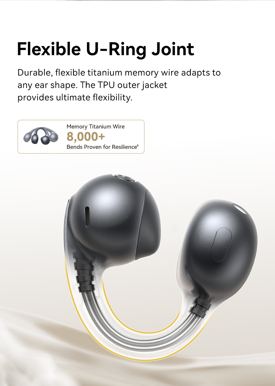 Baseus Bowie MC1 Pro Open-Ear True Wireless Earbuds Bluetooth 6.0 ...