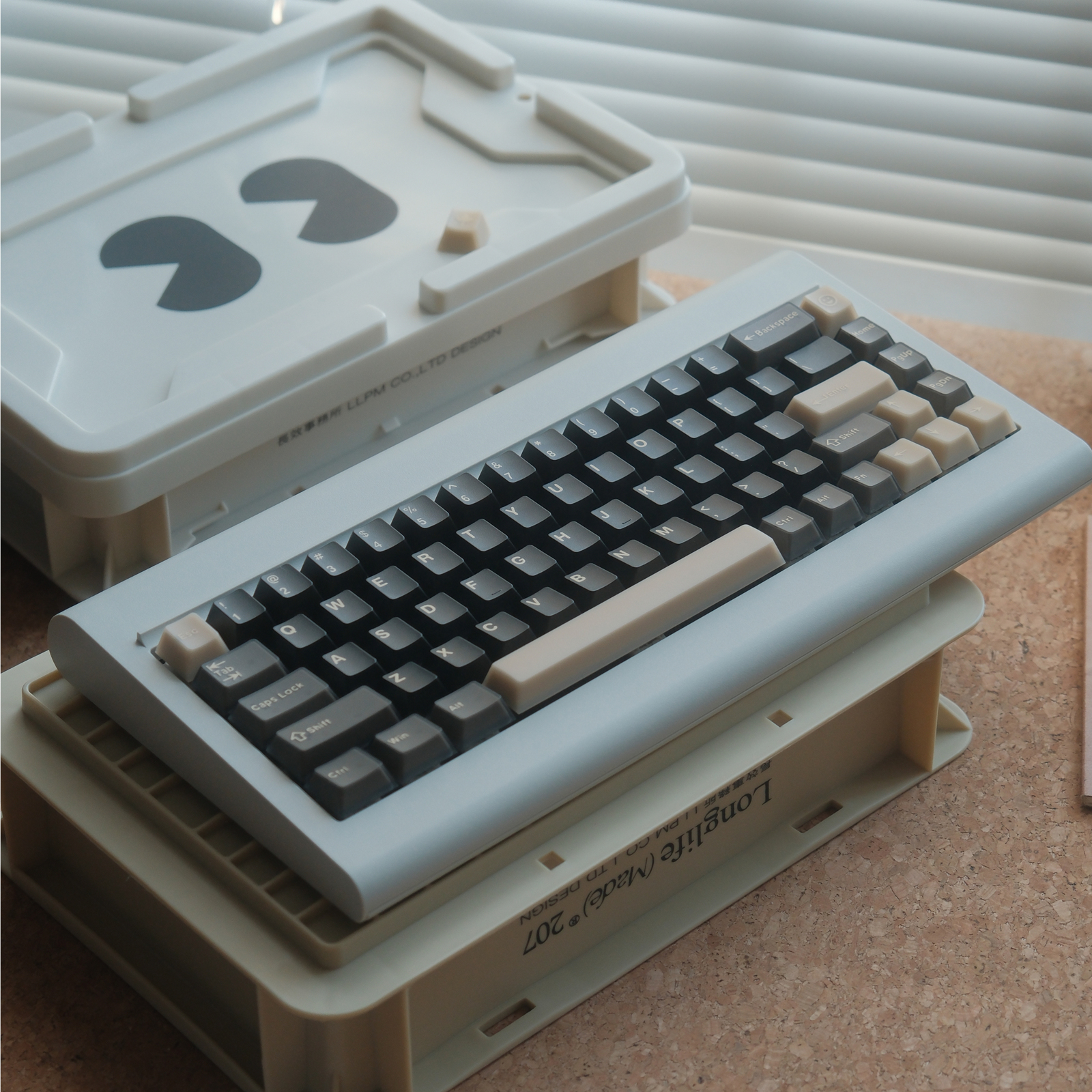 Translucent Brown Apes Keycaps 163 Key ABS+PC Cherry Double Shot For MX ...