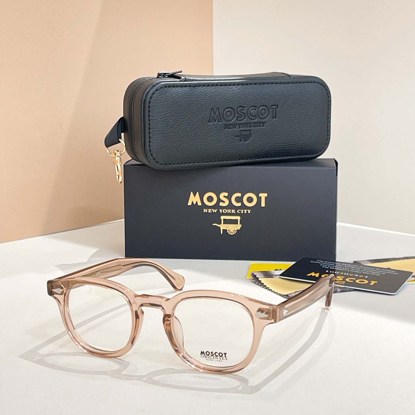 [High Quality] MOSCOT Glasses LEMTOSH-46mm Retro Round Fashion Glasses ...
