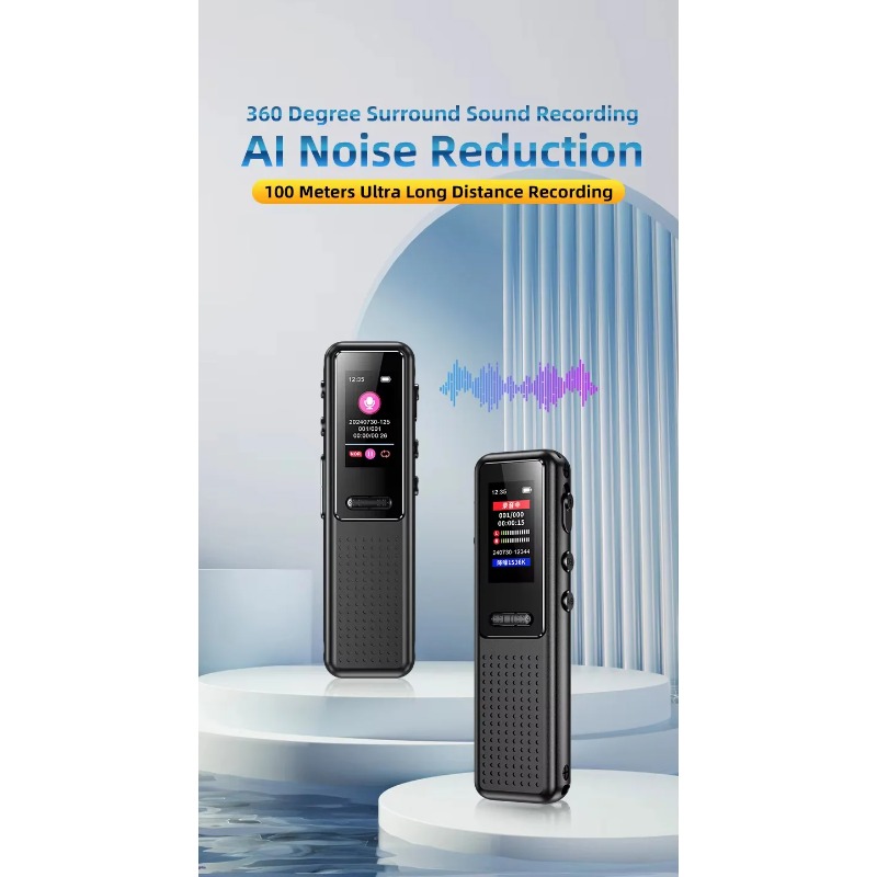 Color Screen Digit Voice Recorder, High Definition Noise Reduction ...