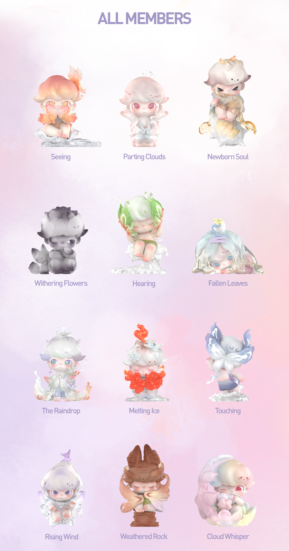 POP MART DIMOO Shapes in Nature Series Figures (Whole Set) | Shopee ...