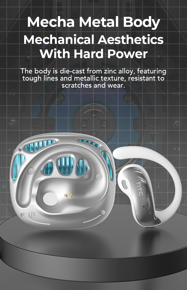 HTC NE30 GAMING Earphone | Bluetooth 6.0 | 40ms ULTRA-LOW LATENCY for ...