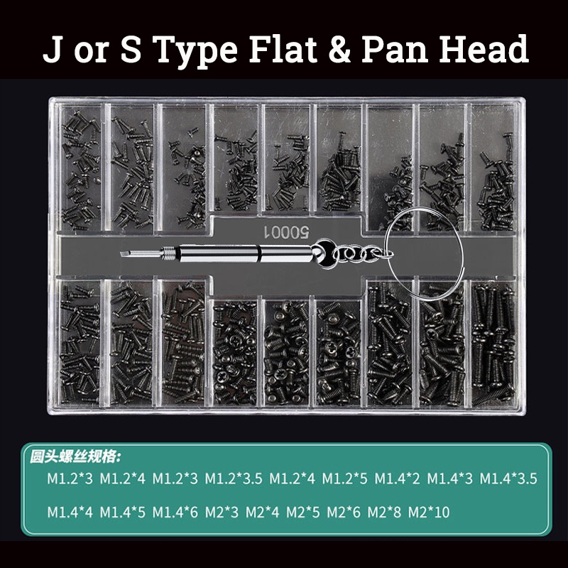 ELECTRAPICK 360 Pcs M2 M2.5 M3 Laptop Notebook Computer Screws Kit Flat ...