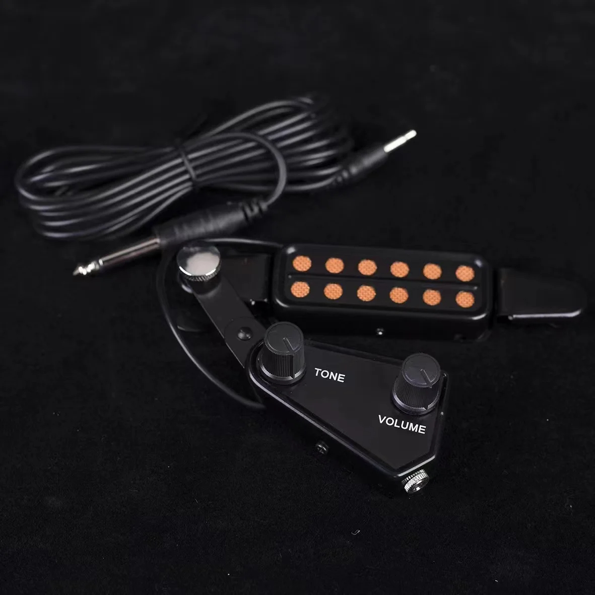 Miwayer Acoustic Guitar Pickup P-011, 12-Hole Magnetic Soundhole ...