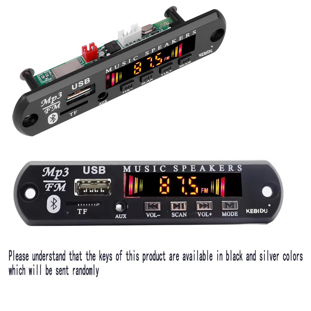 DC 5V Bluetooth 5.0 10W Amplifier MP3 USB TF Speaker DIY Board Wireless ...