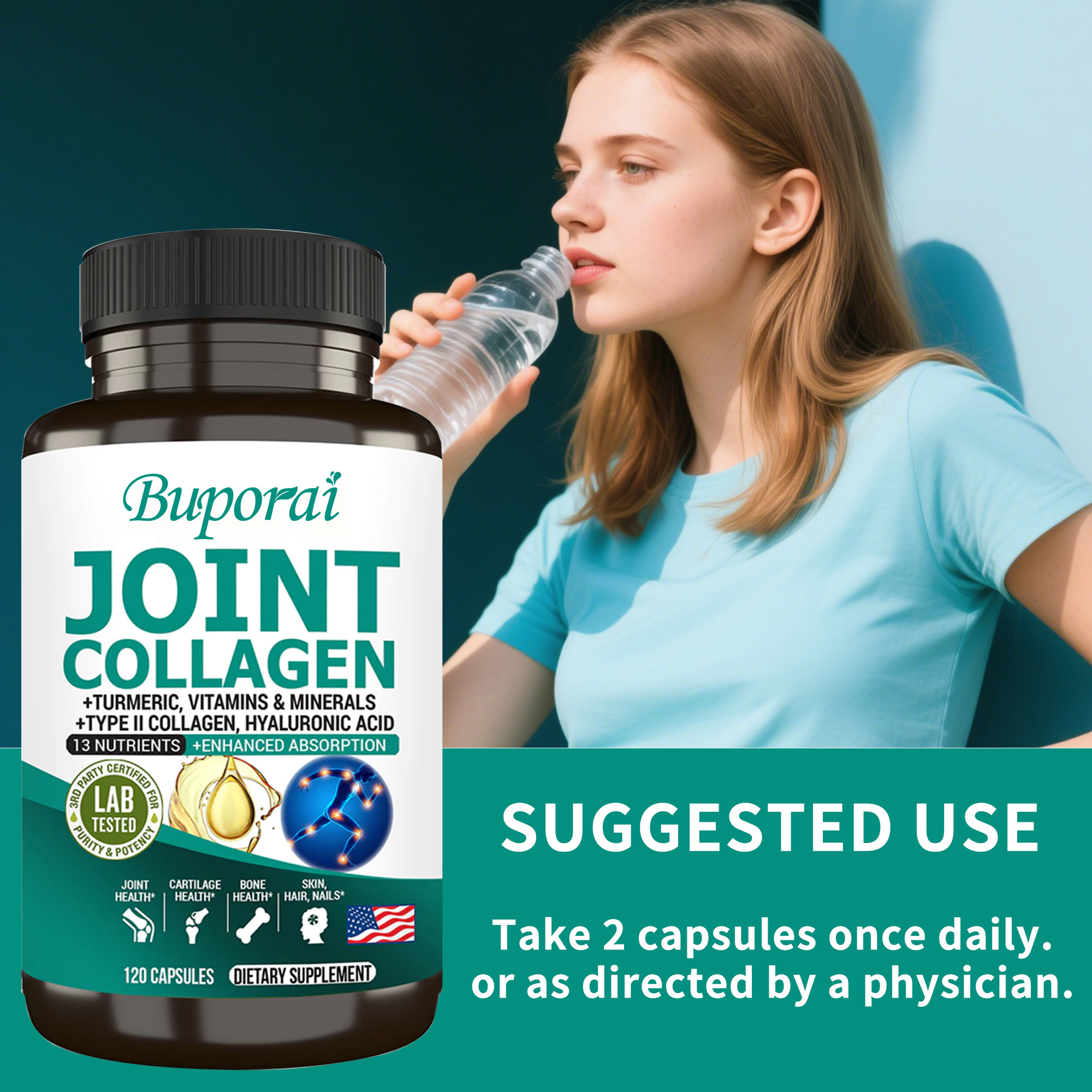 Joint Complex - Collagen Type 2 Joint - Collagen Supplement - With ...