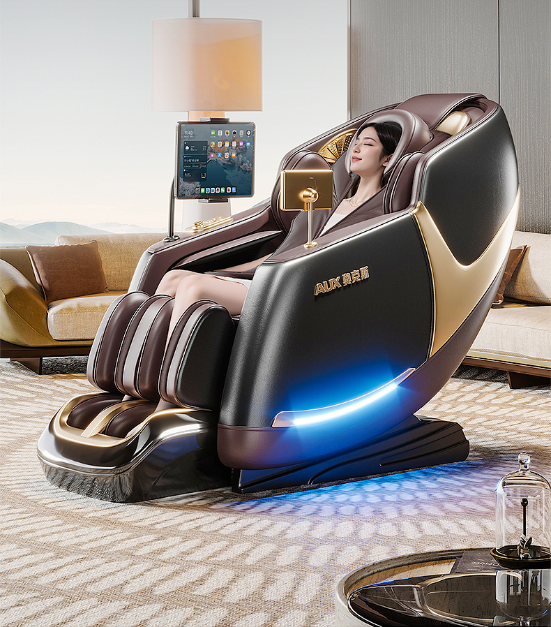 AUX Massage Chair New 6D+3D SL Track Fullybody Massage Chair Zero ...