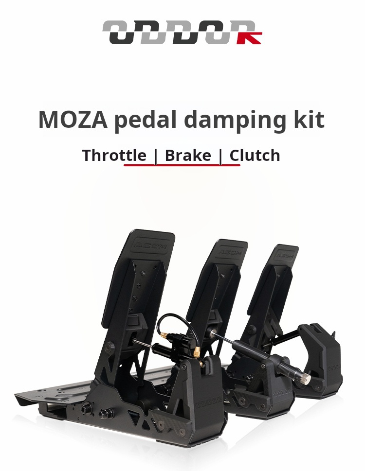 ODDOR MOZA SRP Pedal Hydraulic Damper Upgrade Kit - Enhanced Feel for ...