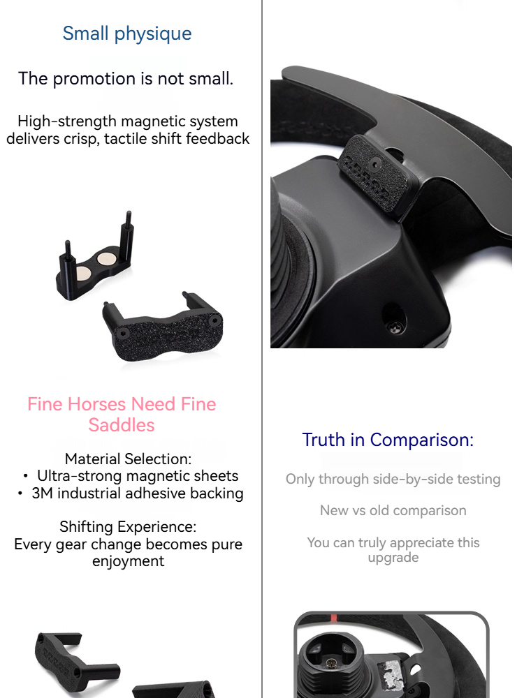 ODDOR Magnetic Paddle Shifters for Thrustmaster T300/TGT - Premium ...