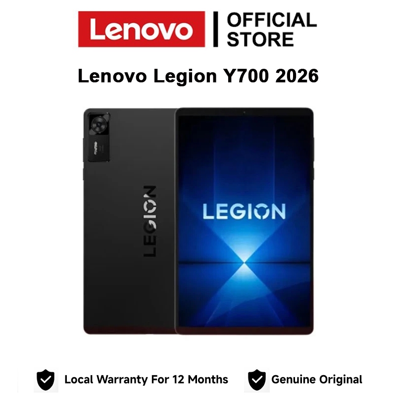 Lenovo Legion Y700 2026 Gaming Tab 3K 408PPI Snapdragon 8 Elite Gaming Tablet Dual X-axis Motor ...