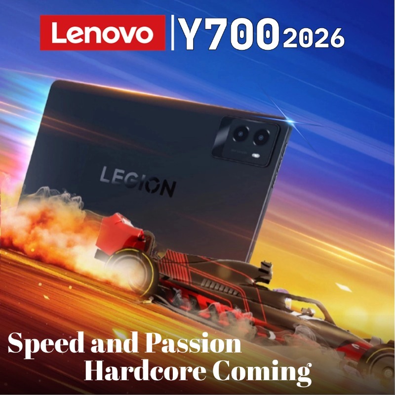 Lenovo Legion Y700 2026 Gaming Tab 3K 408PPI Snapdragon 8 Elite Gaming Tablet Dual X-axis Motor ...