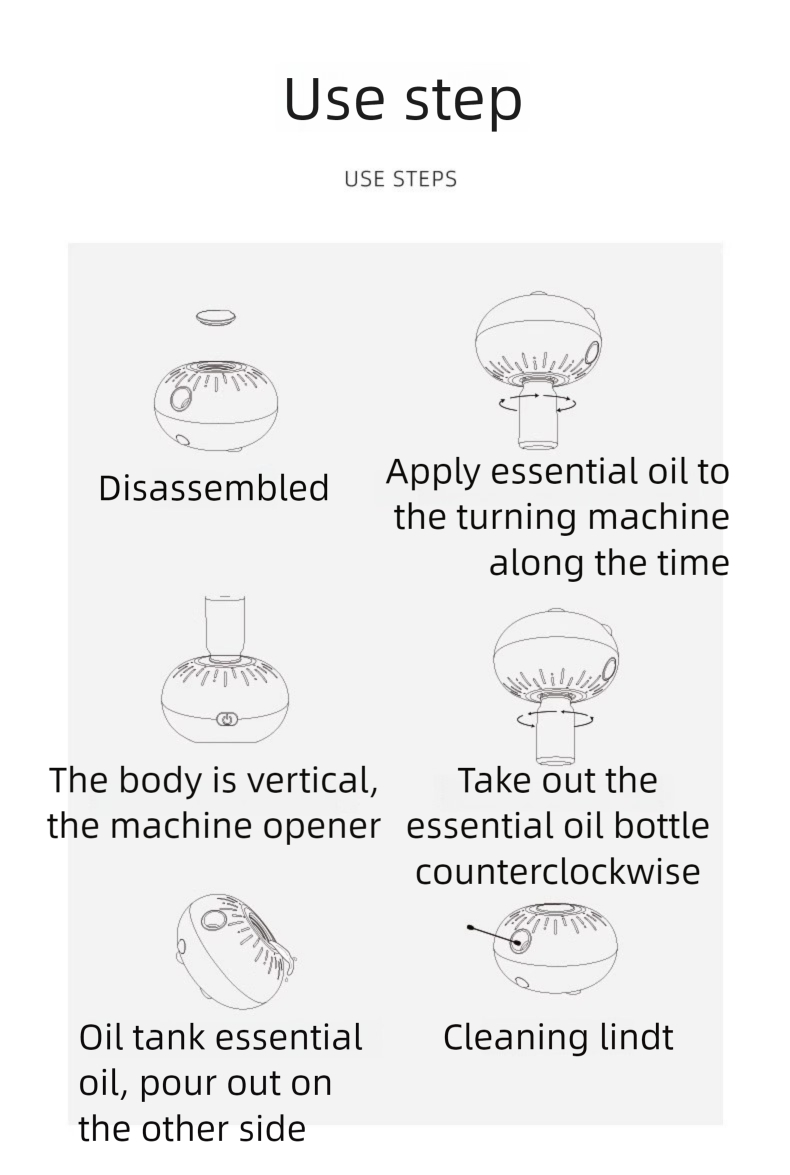 Mini wireless 4 - in - 1 smart - sensing Waterless diffuser. It is ...