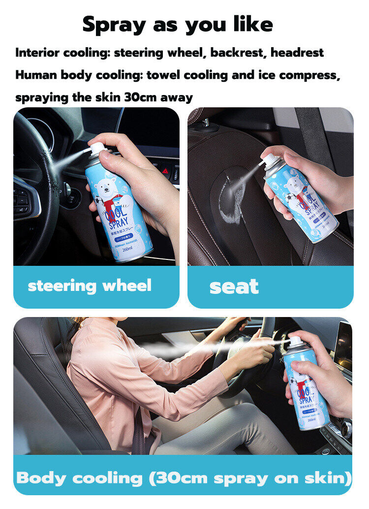 360ml cooling spray in summer car mounted fast coolant in summer car ...