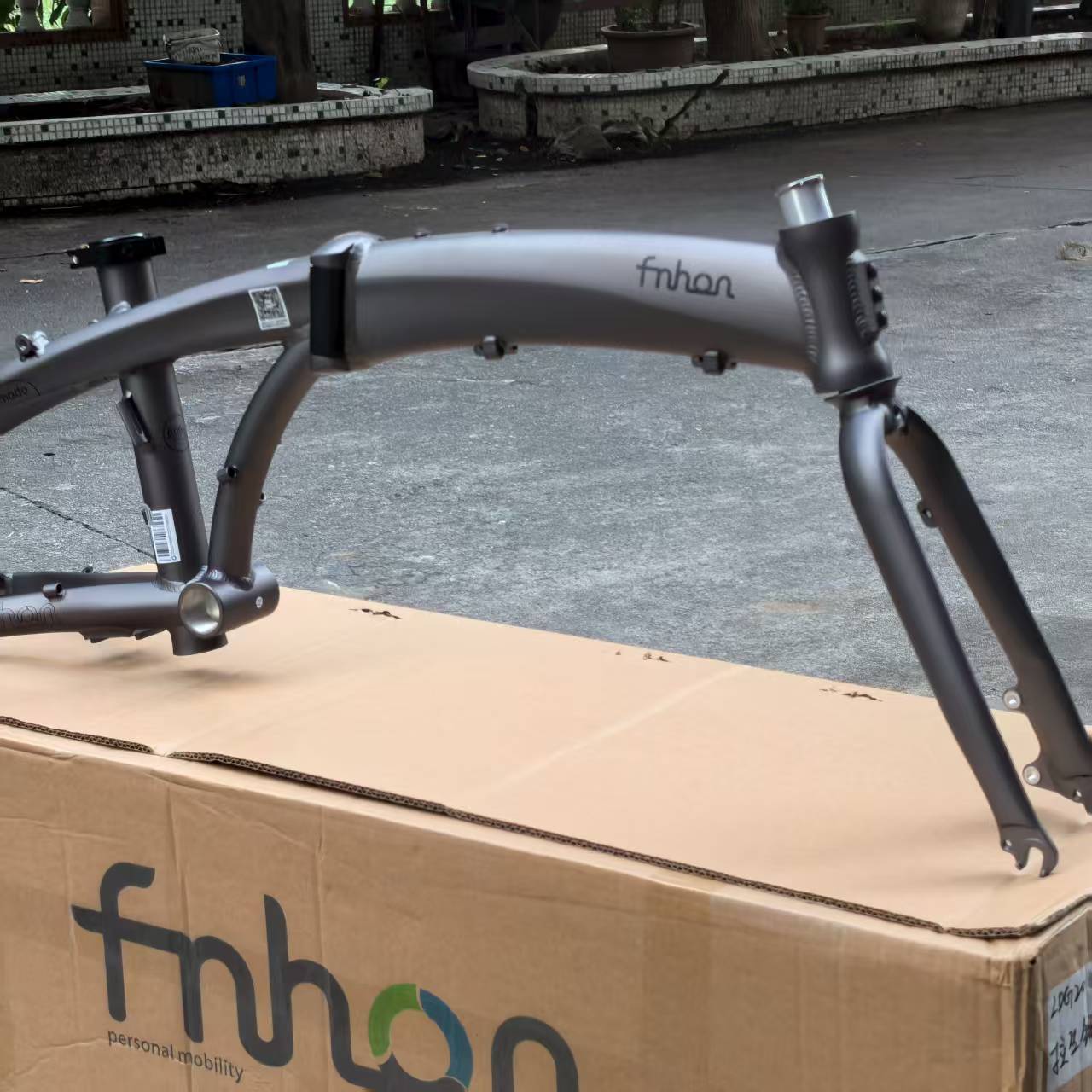 FNHON Tornado LDG Dolphin frame Folding Bicycle Frame Disc Brake ...