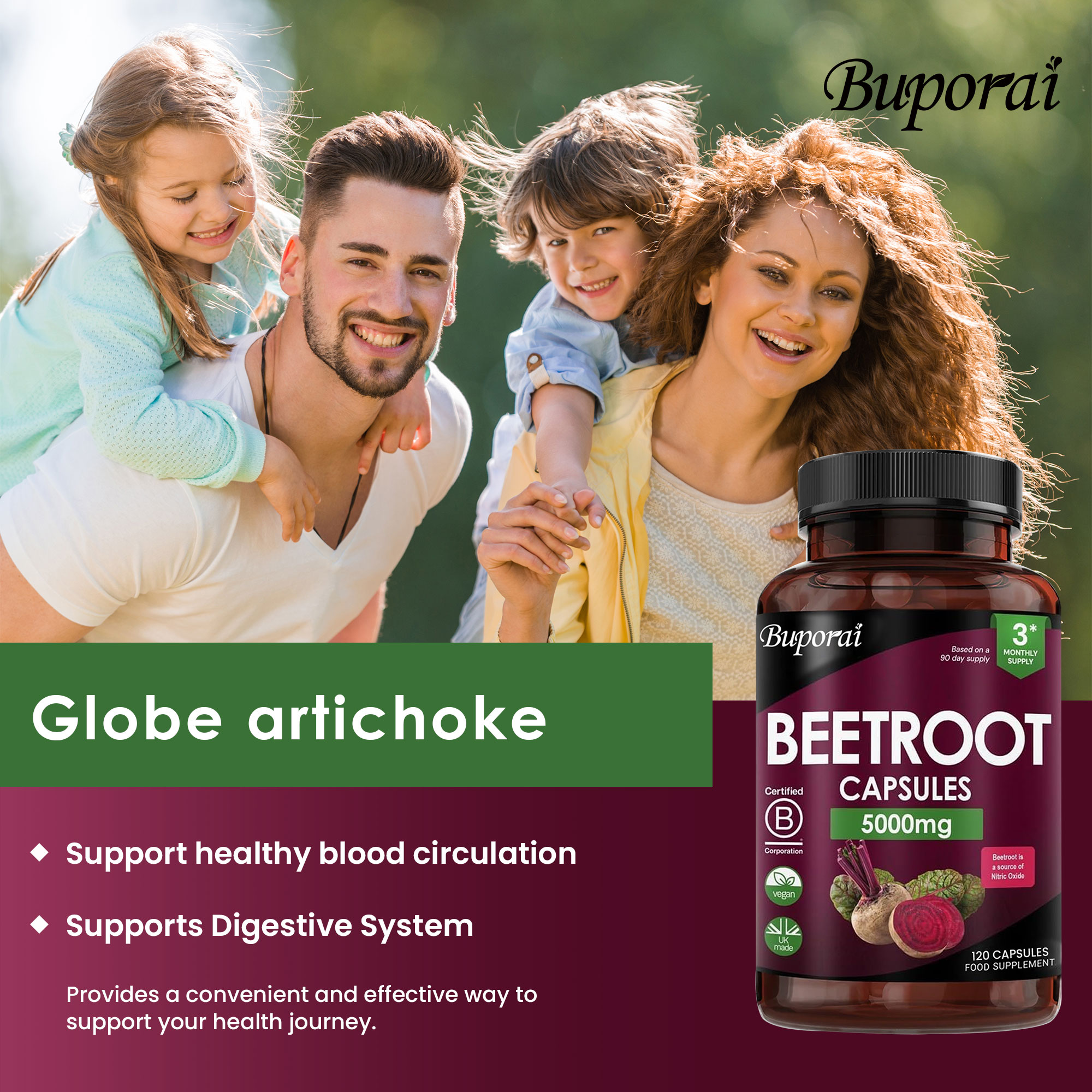 Beetroot 5000 mg - High Strength Beetroot Supplement 120 Veggie ...