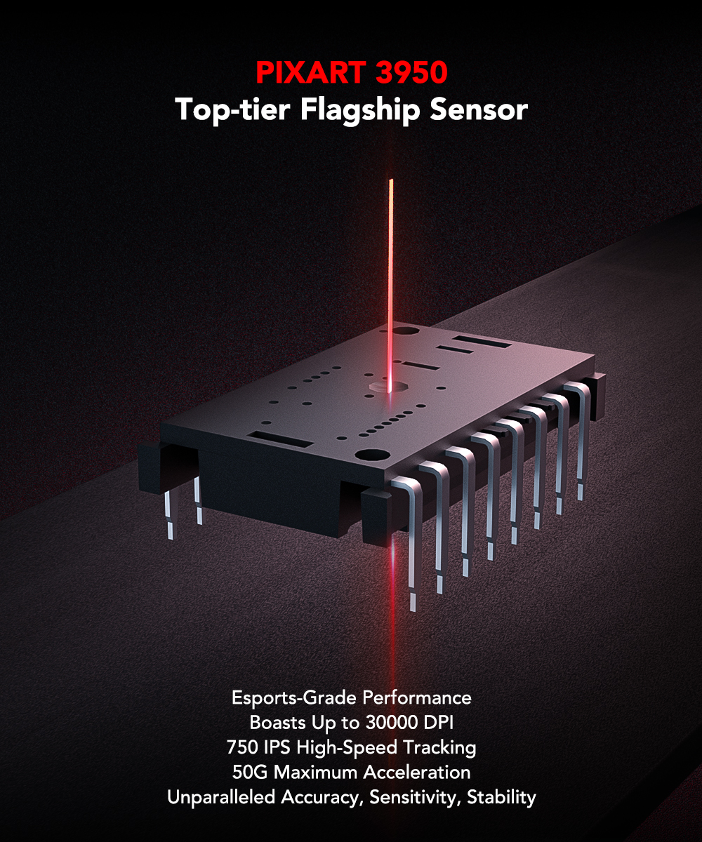 KYSONA Jupiter Ultra Dual-8K Hz Wireless Gaming Mouse Super-light ...