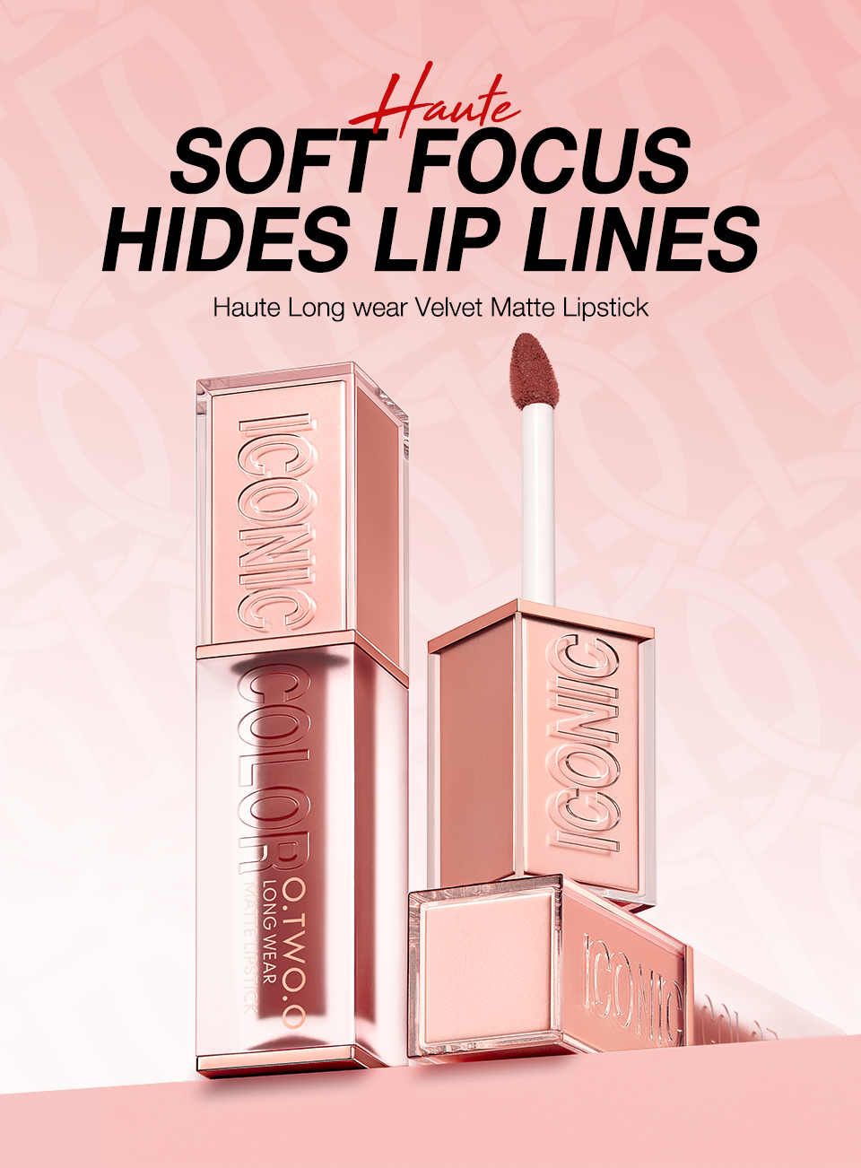 O.TWO.O Haute Lipstick Matte Velvet Lipmatte Waterproof Gincu 8 Colors ...