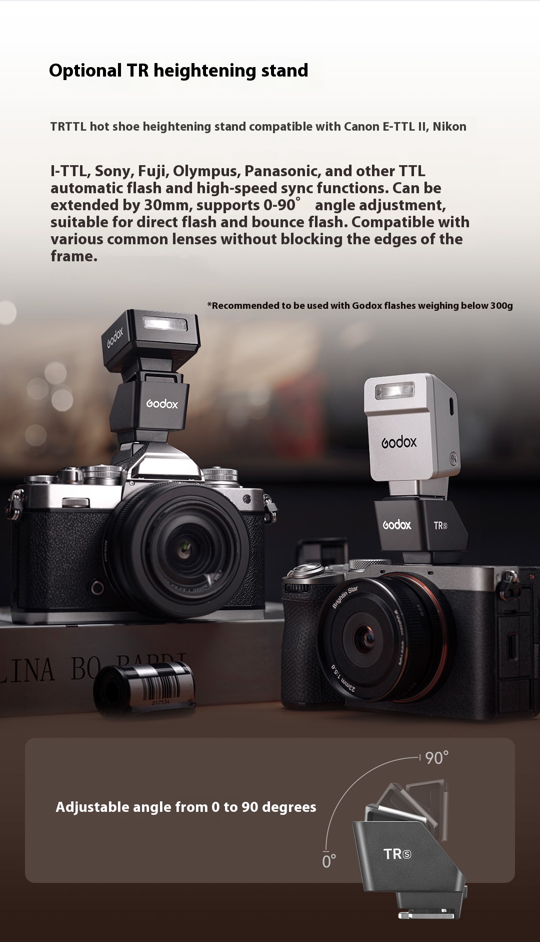 Godox iT20/iT22 camera flash mini TTL automatic metering DSLR micro ...