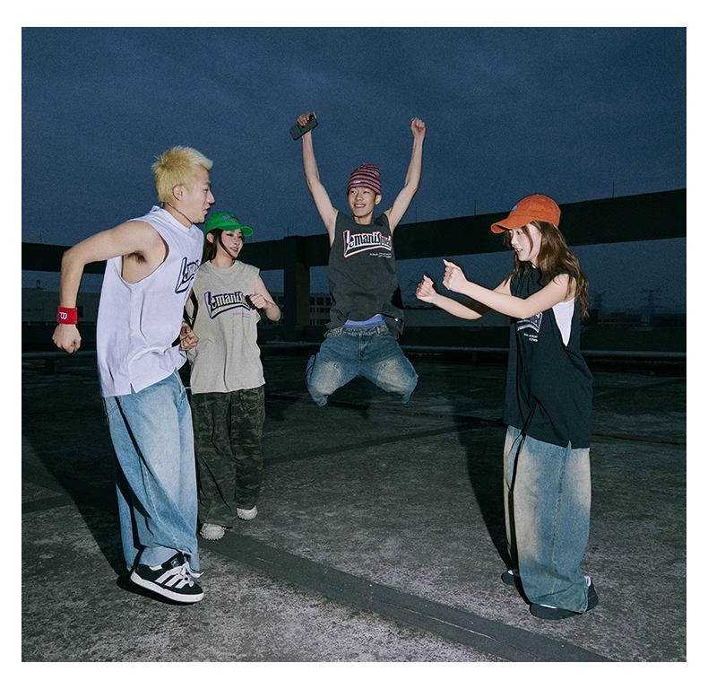 Lemanism Letter Print Sleeveless Vest (280g) | Shopee Malaysia