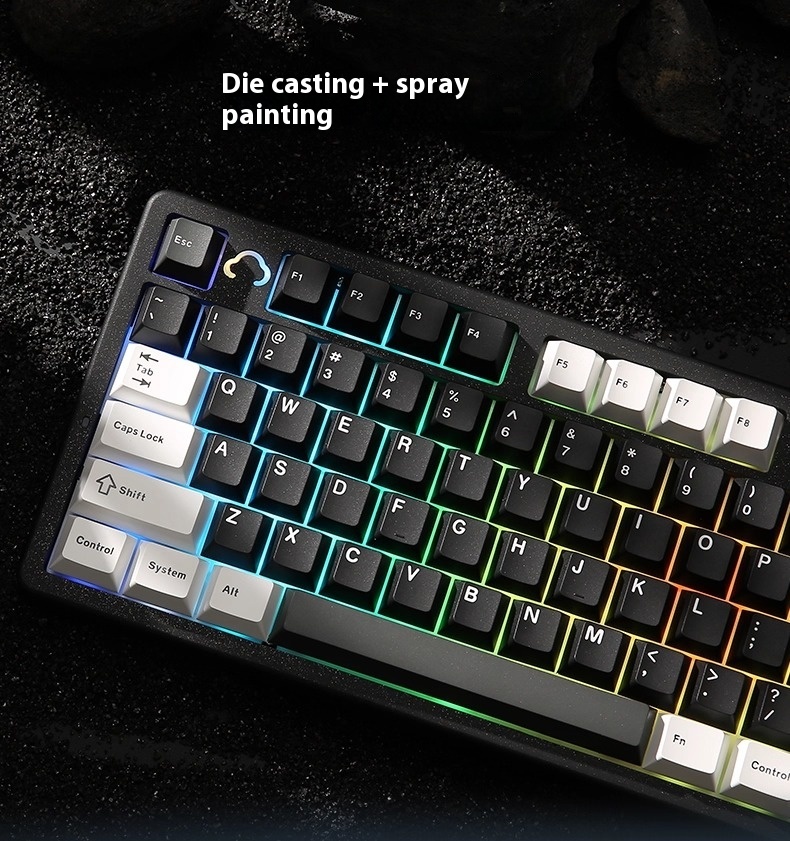 YUNZII AL98 Aluminium Three Mode Customized Mechanical Keyboard 98% Hot ...