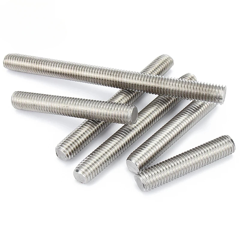 304 Stainles Steel Screw Full Threaded Rod Screw Rod Headless Bolt ...