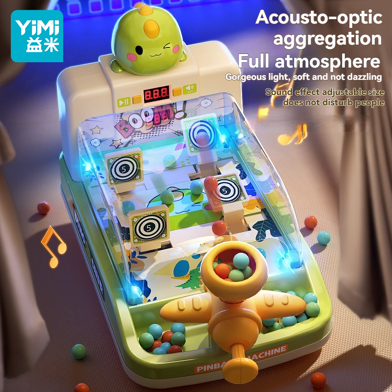 YIMI Dinosaur Pinball Machine Electronic Pinball Machine Handheld Games ...