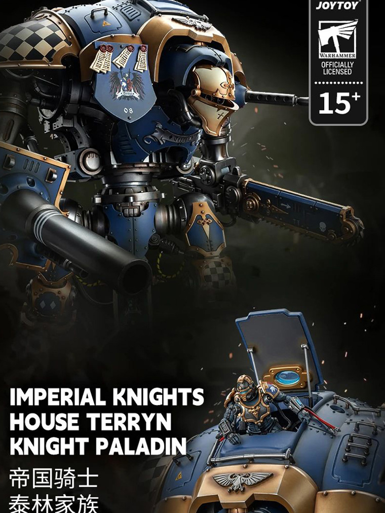 JOYTOY Imperial Knights House Terlyn Knight Dark Source Warhammer 40K Imperial Knights Tailin ...