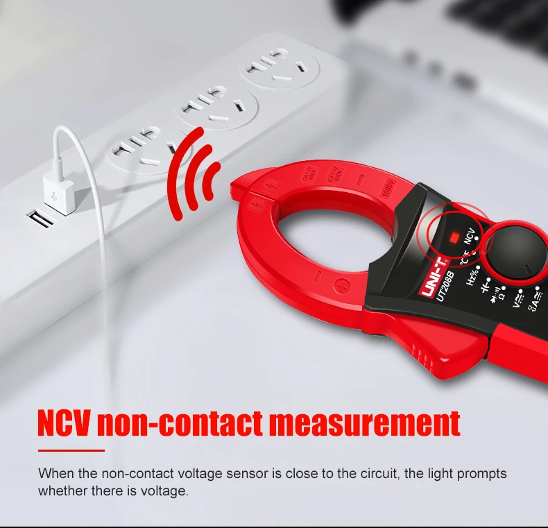 UNI-T UT208B True RMS Digital Clamp Meter AC DC 1000A 1000V NCV ...
