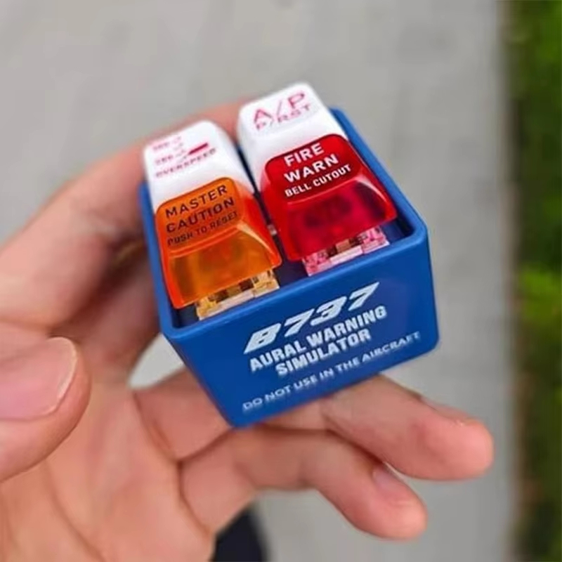 EGPWS 737 Warning Sound Airplane Emergency Alert Keychains Black Mamba ...