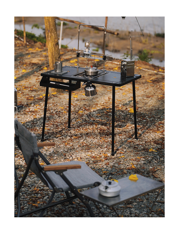 Outdoor Camping IGT Table, stanluckIGT Black Frame, 2 Units, 3 Units, 4 ...